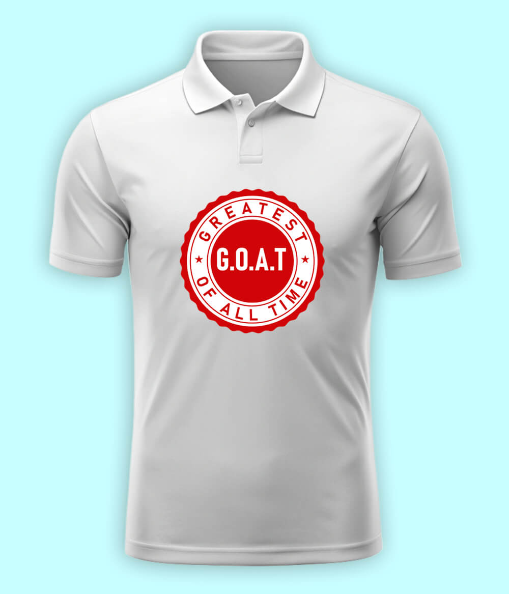 Greatest of All Time GOAT Polo T-Shirt