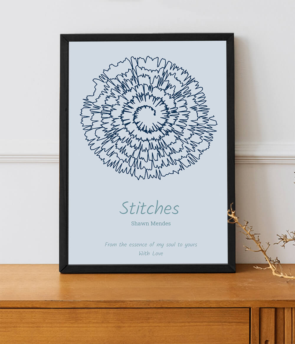 Personalized Song Dedication Frame | Home Decor | Gift Ideas