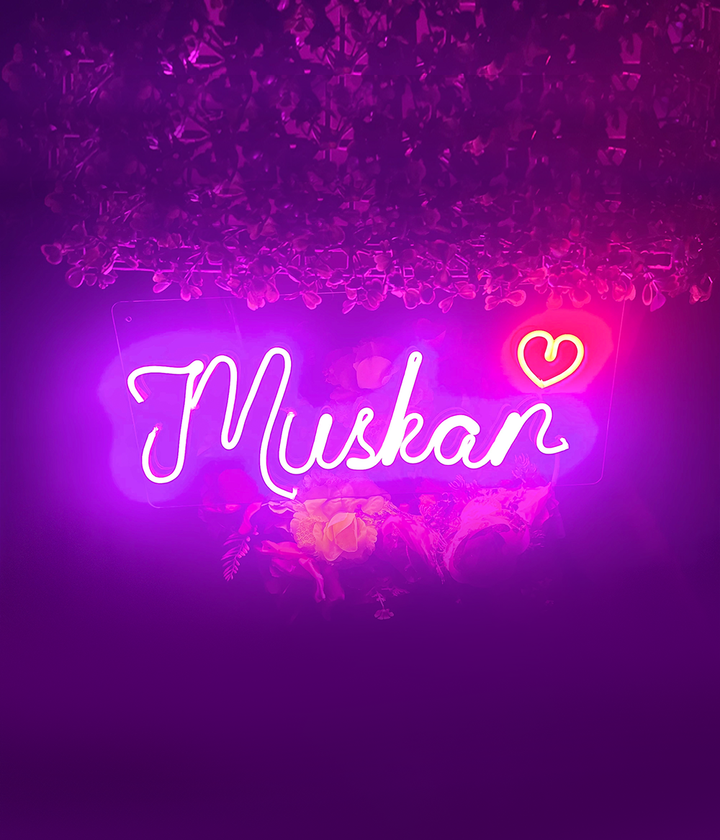 Shop Custom Neon Signs in Pakistan – LED Name Lights