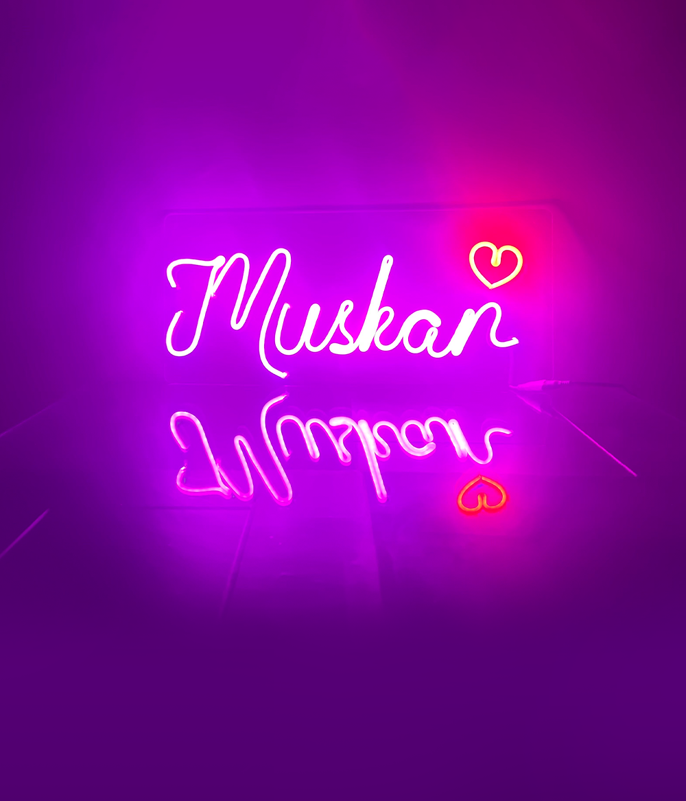 Shop Custom Neon Signs in Pakistan – LED Name Lights
