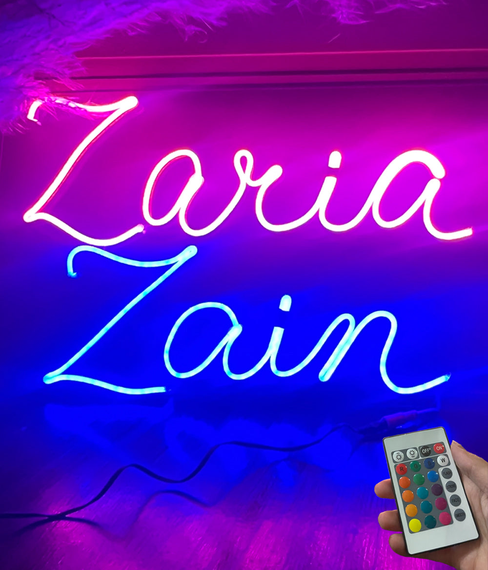Shop Custom Neon Signs in Pakistan – LED Name Lights