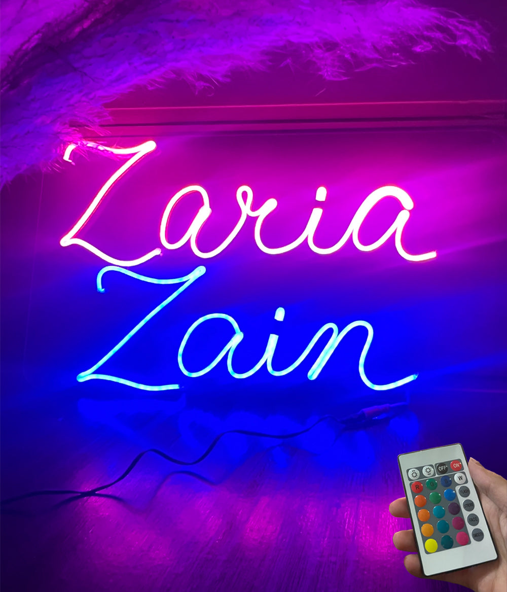 Shop Custom Neon Signs in Pakistan – LED Name Lights