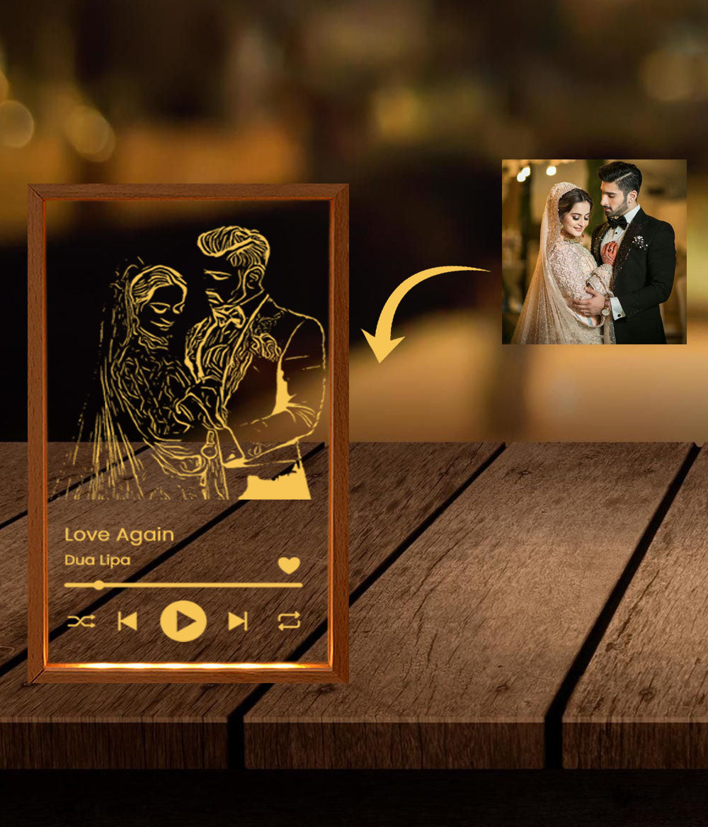 Personalized Song Dedication Frame | Home Decor | Gift Ideas